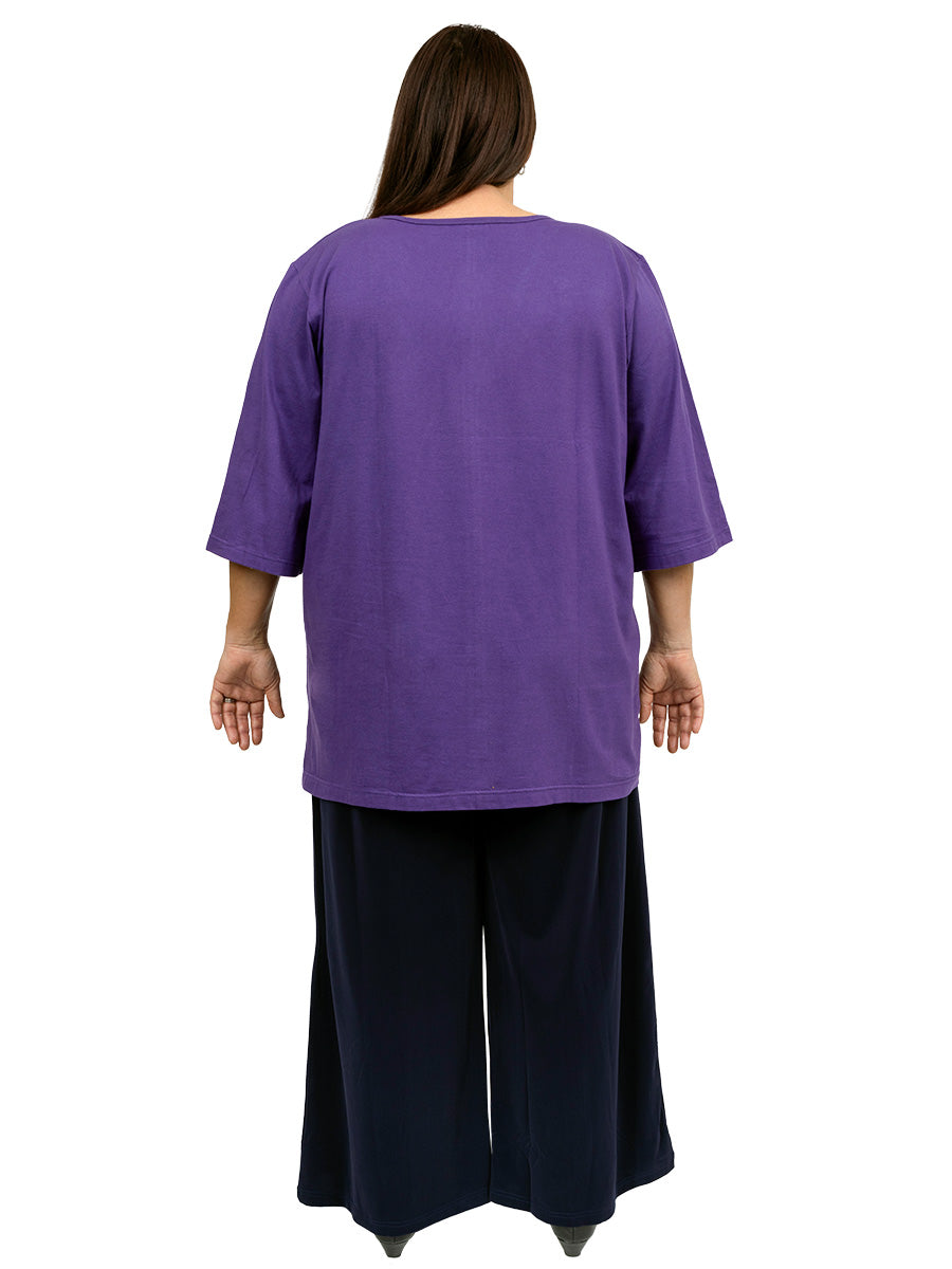 Plus Size Every Day Tee - Violet | Dale and Waters