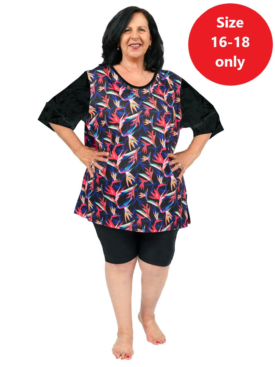 Plus Size Hudson Swim Rashie - Chlorine Resistant - Sample | Dale and ...