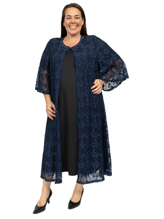 Windsor Lace Jacket & Dress - Admiral*