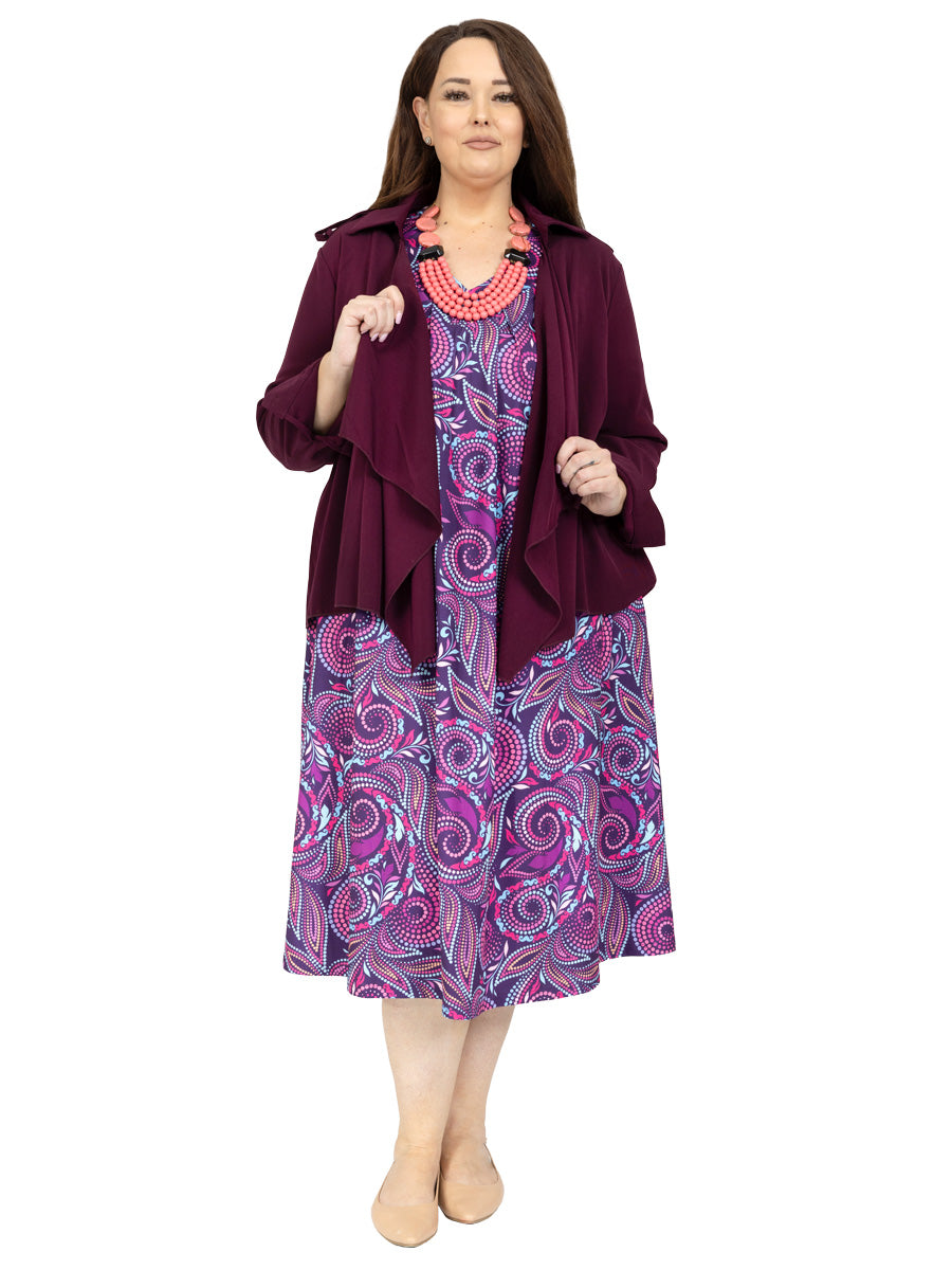 The Parade Jacket - Maroon