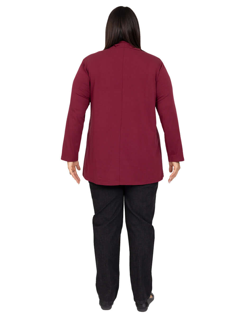 Plus Size Madison Skivvy - Wine | Dale and Water