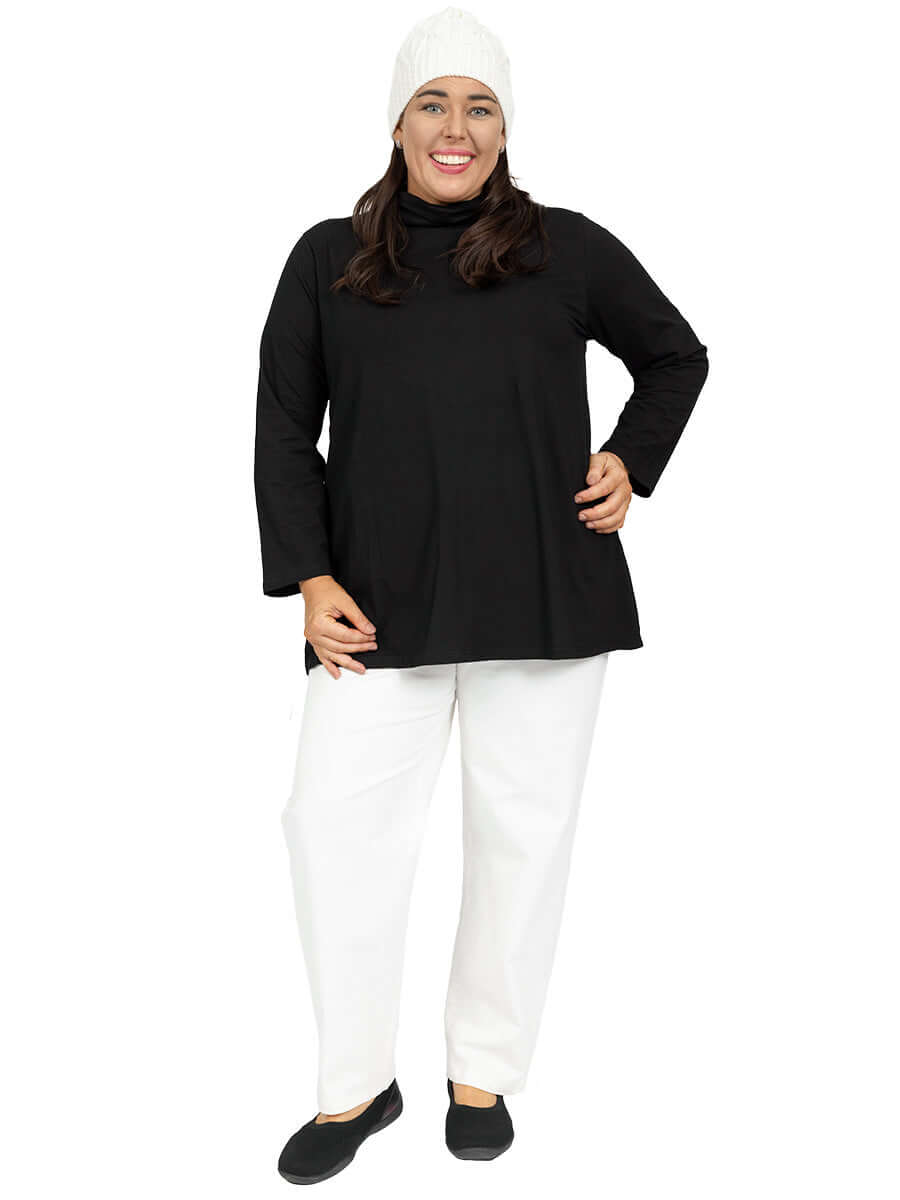 Plus Size Madison Skivvy - Black | Dale and Waters