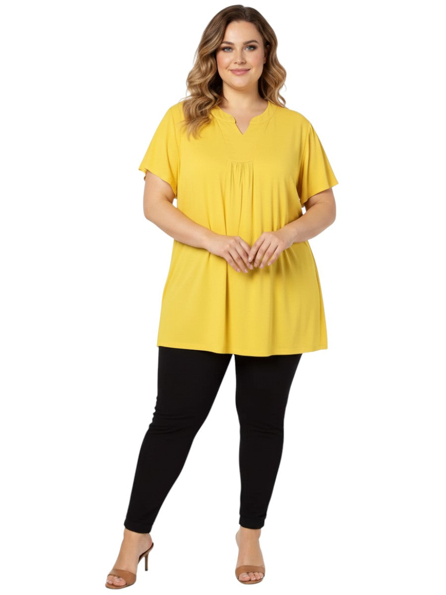 Plus Size Liberty Tee - Mustard | Dale and Waters