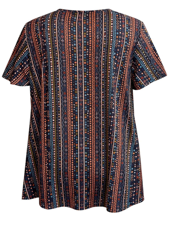 Plus Size Fernando Top - Black Print | Dale and Waters