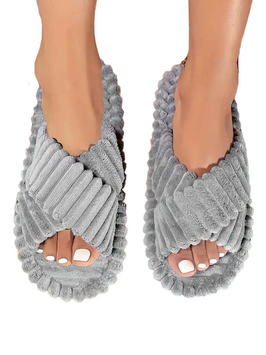 Milan Slippers - Grey | Dale and Waters